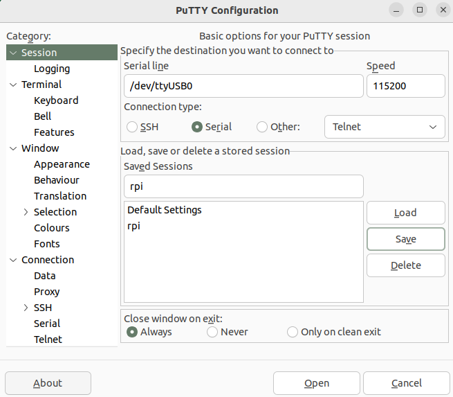 3. Embedded Linux With RPI — Design of Embedded Systems with RaspberryPI 1.0 documentation